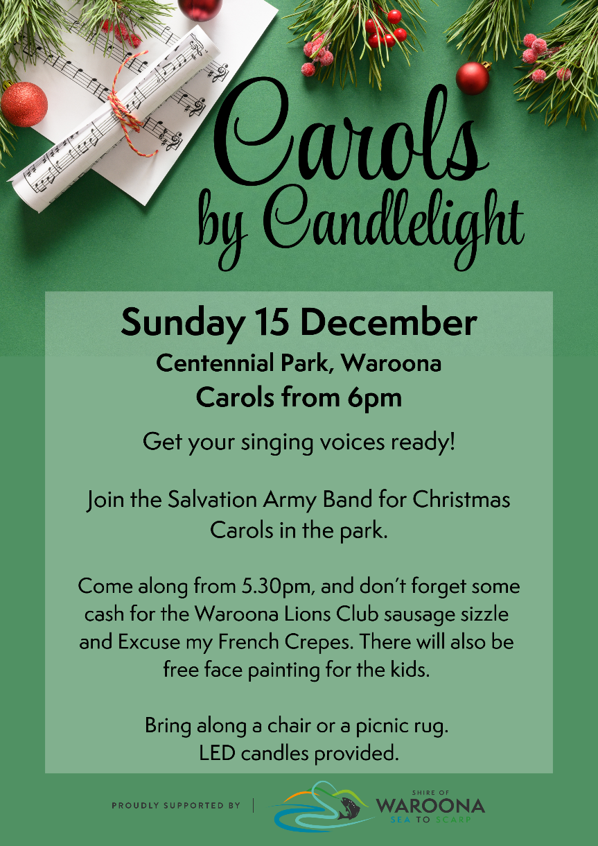 Carols by Candlelight » Shire of Waroona
