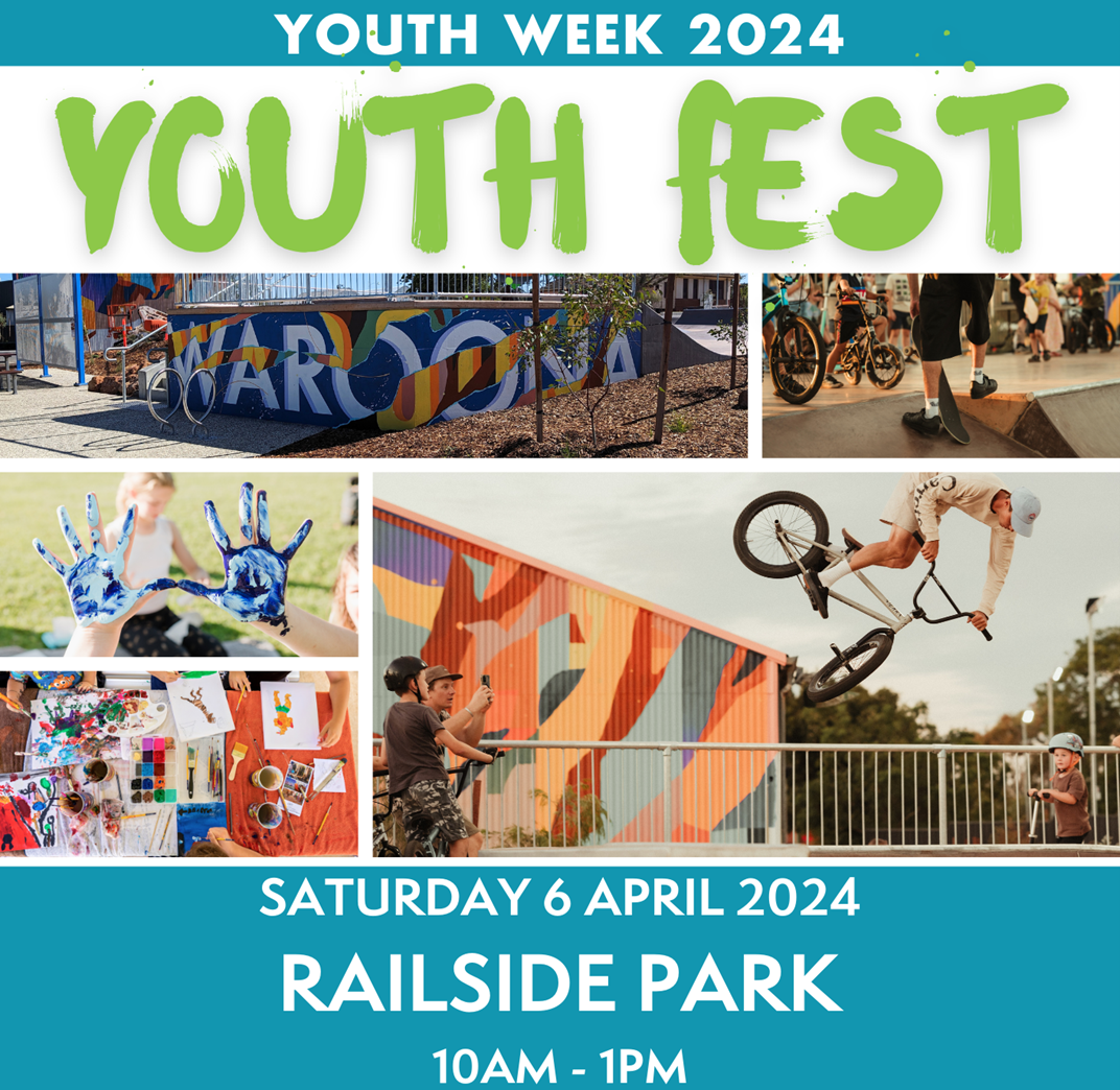 Youth Week 2024 - Waroona YOUTH FEST » Shire of Waroona