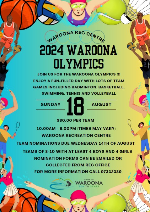 2024 WAROONA OLYMPICS » Shire of Waroona