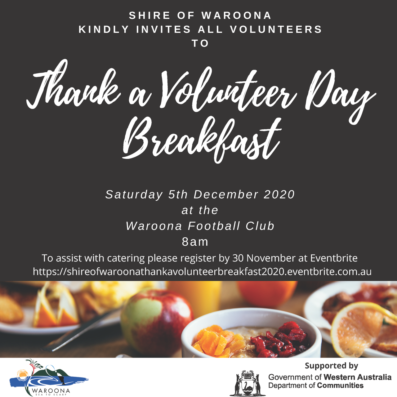 Volunteers Breakfast » Shire of Waroona